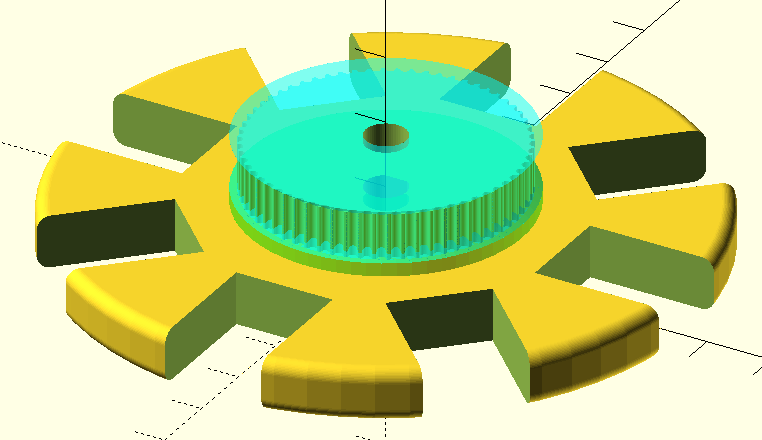 Little yellow robot in one day – Disc Space
